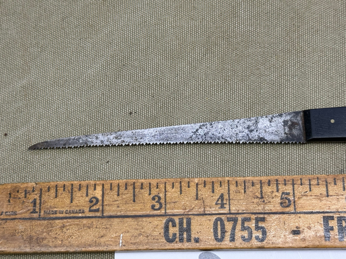 EBONY HANDLED ANTIQUE AMPUTATION FINGER SAW. – Boyshill Tools and Treen
