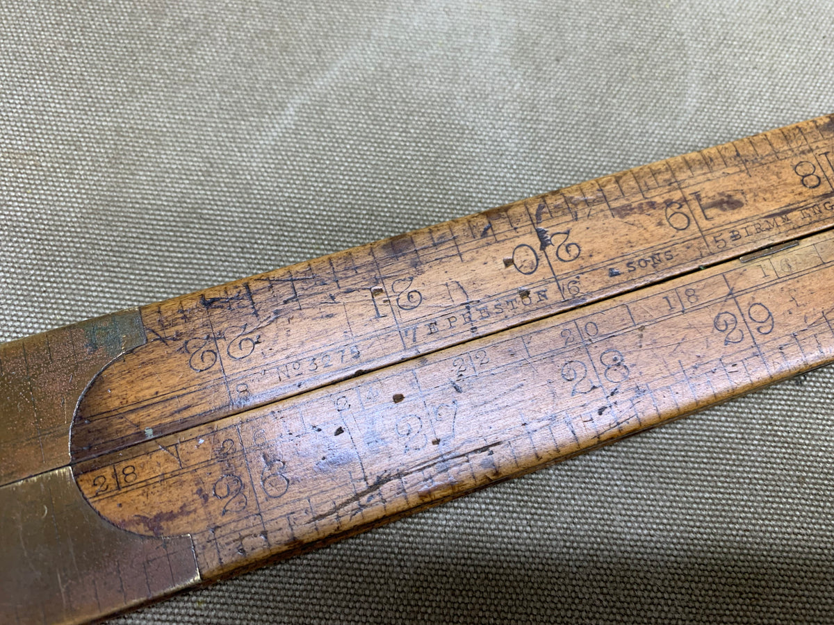RARE 3FT BOXWOOD FOLDING RULE NO 3275 BY PRESTON – Boyshill Tools and Treen