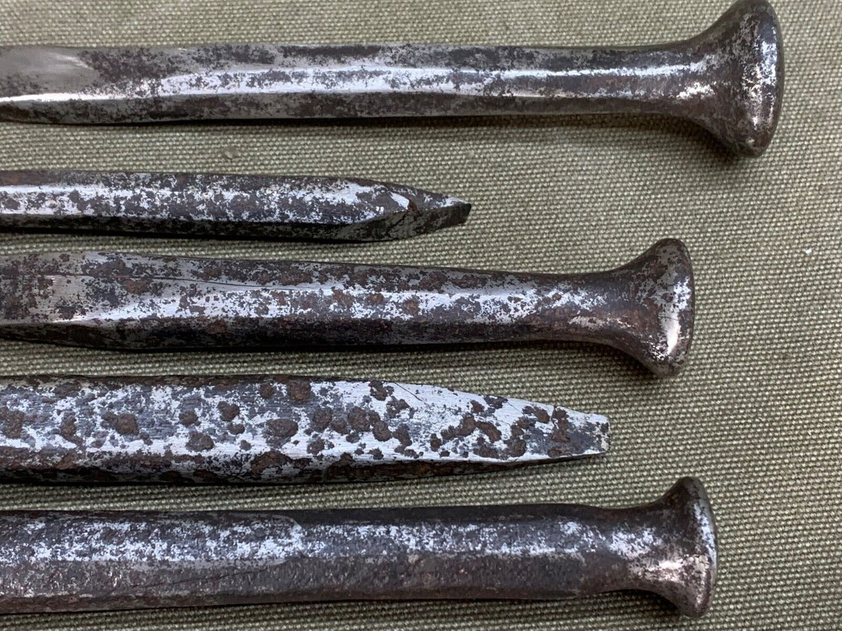 5 SMALL STONE MASON CARVER'S CHISELS – Boyshill Tools and Treen